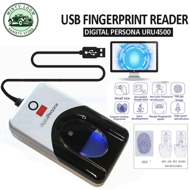 Digital Persona Finger Print Scanner Reader 4500 U ARE U | Lazada PH