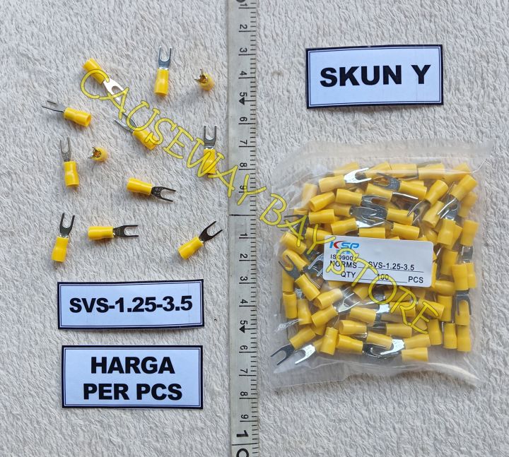 Skun Y SVS -1,25-3,5 KUNING HARGA PER 5 PCS | Lazada Indonesia