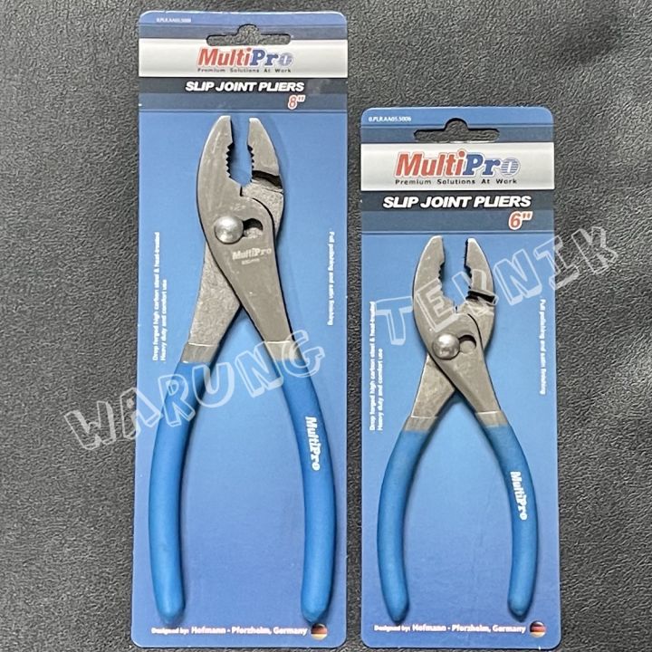 MULTIPRO Tang Slip Joint Gagang Karet - Slip Joint Pliers With Rubber ...