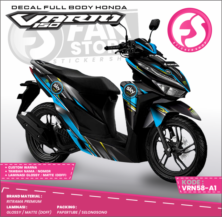 Sticker Decal Honda VARIO NEW 2020 - Decal Vario 150 Dekal Vario 125 ...