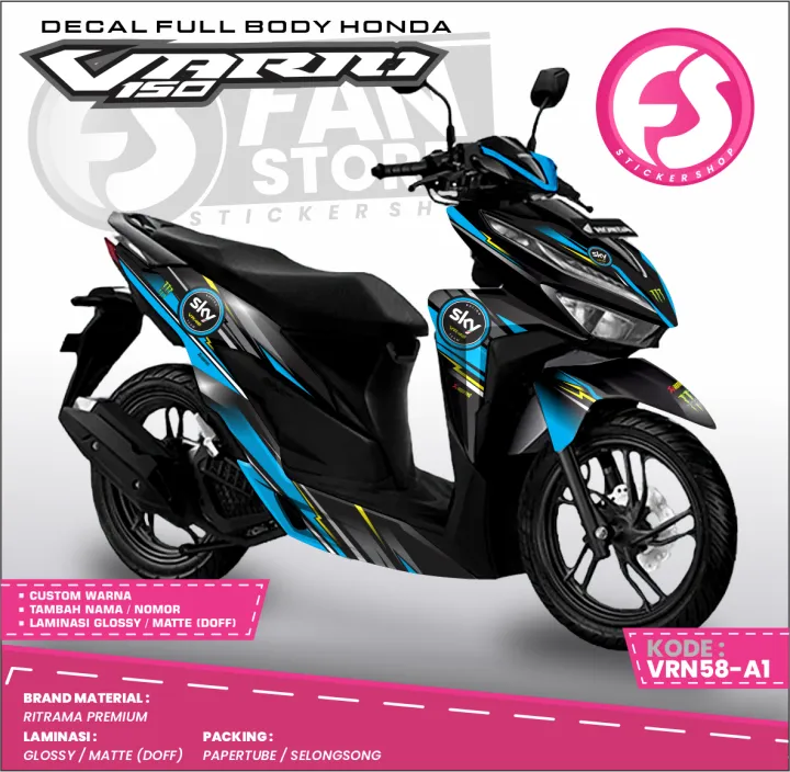 Sticker Decal Honda VARIO NEW 2020 - Decal Vario 150 Dekal Vario 125 ...
