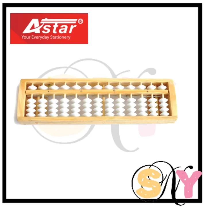Astar Wood Abacus1314 White Colour | Lazada