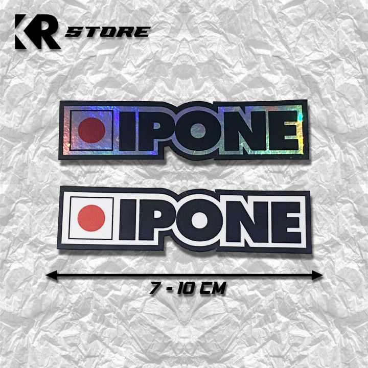 Sticker IPONE Sticker Racing | Sticker motor | KR STORE | Lazada Indonesia