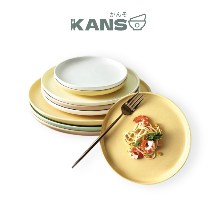 KANSO かんそ ceramic tableware plate pinggan dessert plate dinner plate ...