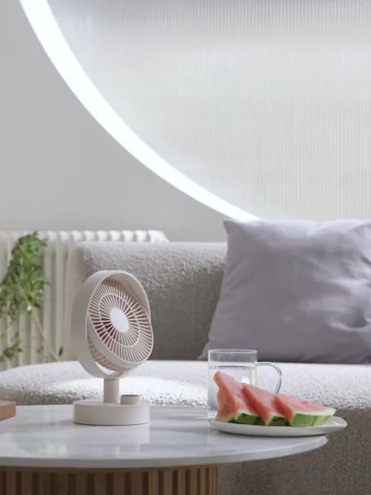 Mi Desktop Electric Fan Shaking Head Inligent Digital Display Home ...