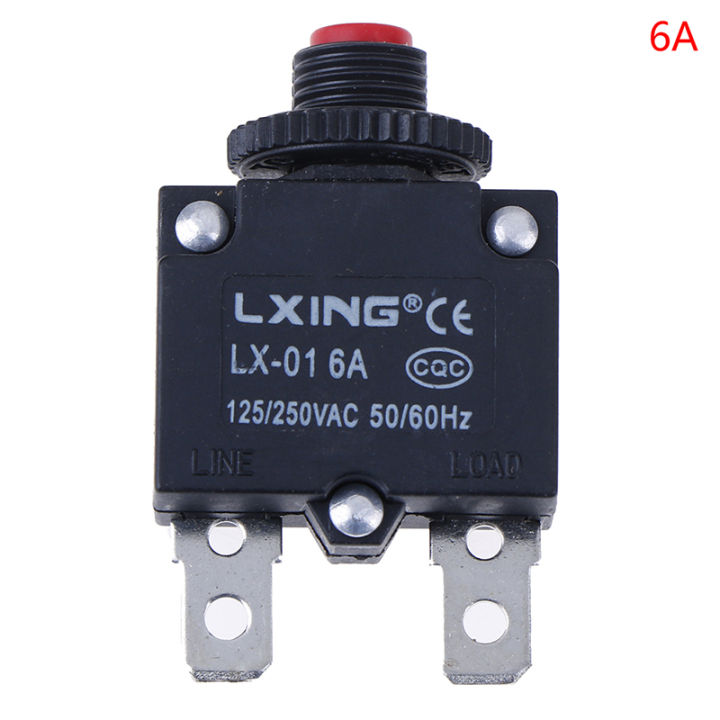 Xiab Circuit Breaker Overload Protector Switch Fuse 3A 4A 5A 6A 8A 10A ...