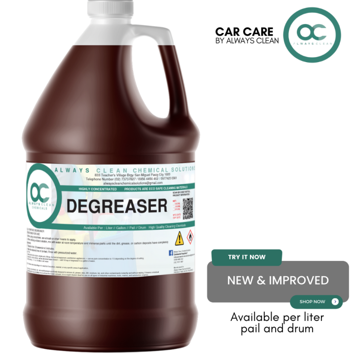 DEGREASER 1 GALLON | Lazada PH