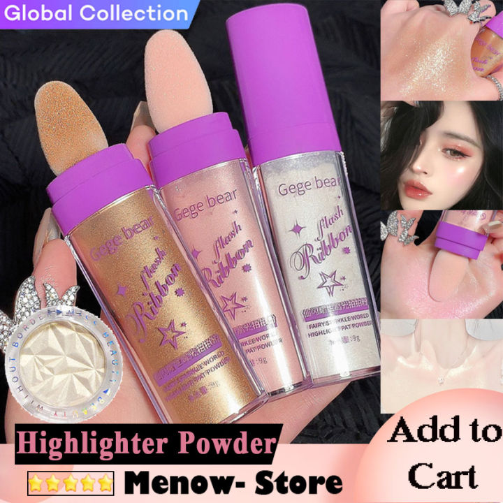 Highlighter Powder Faci-al Bronzers Brightening Glitter Face Contour ...
