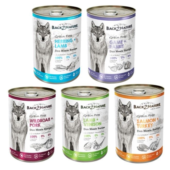 Back2nature Dog Can Wet Food Grain Free 395g | Lazada