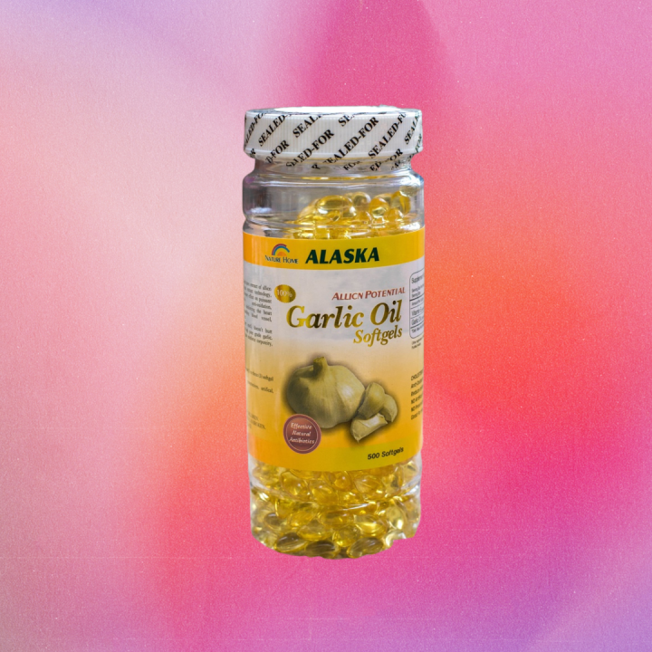 ORIGINAL Alaska Garlic Oil 1500mg 200 Soft gel Softgel Capsules BIG Authentic PAG PANG LINIS NG ...