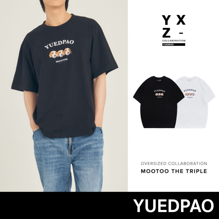 Yuedpao x Mootoo ยอดขาย No.1 รับประกันไม่ย้วย 2 ปี เสื้อยืดเปล่า เสื้อ ...
