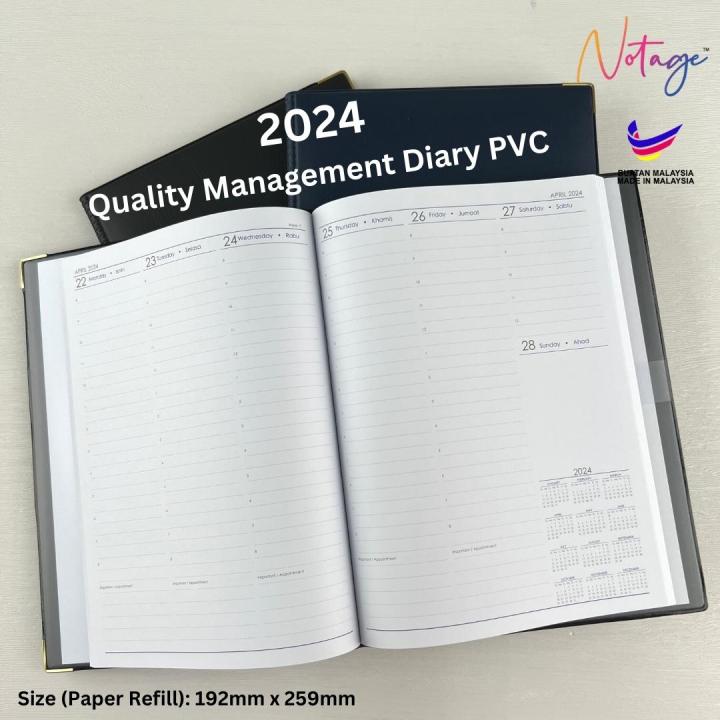 2024 Management Diary Hard PVC Cover Business Planning Diary Journal ...