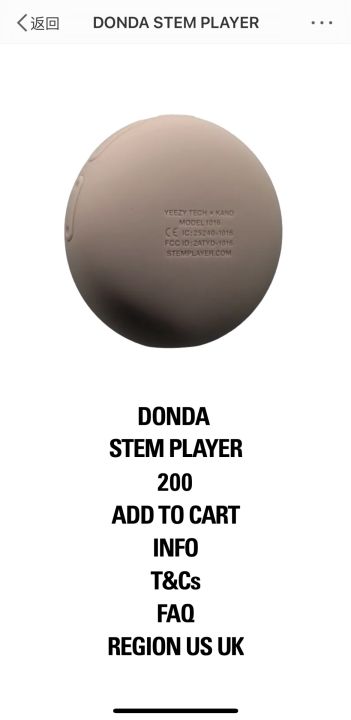 Spot kanye west DONDA STEM PLAYER donda can customize Bluetooth player ...