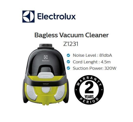 **ส่งฟรี**Electrolux เครื่องดูดฝุ่น 1600 วัตต์ แบบไม่ใช้ถุงเก็บฝุ่น ...