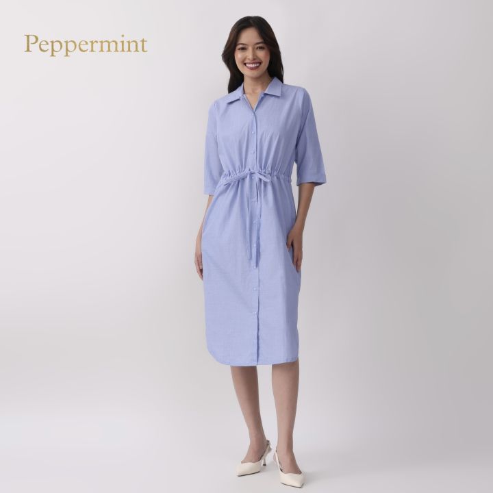 Peppermint Woman Mildred Dress (Blue) | Lazada PH