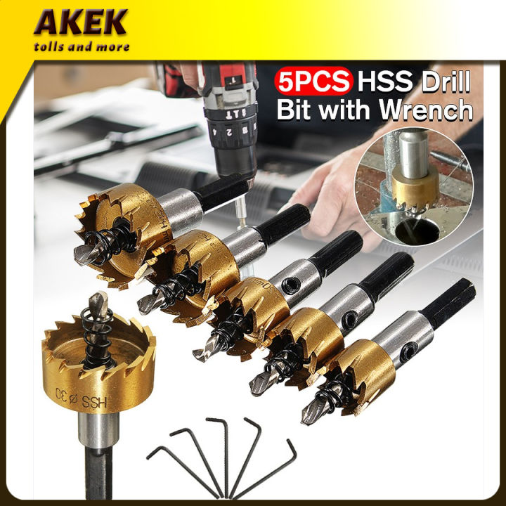 【ready stock】HSS Drill Bit Hole Saw Tooth Set Stainless Steel Metal ...