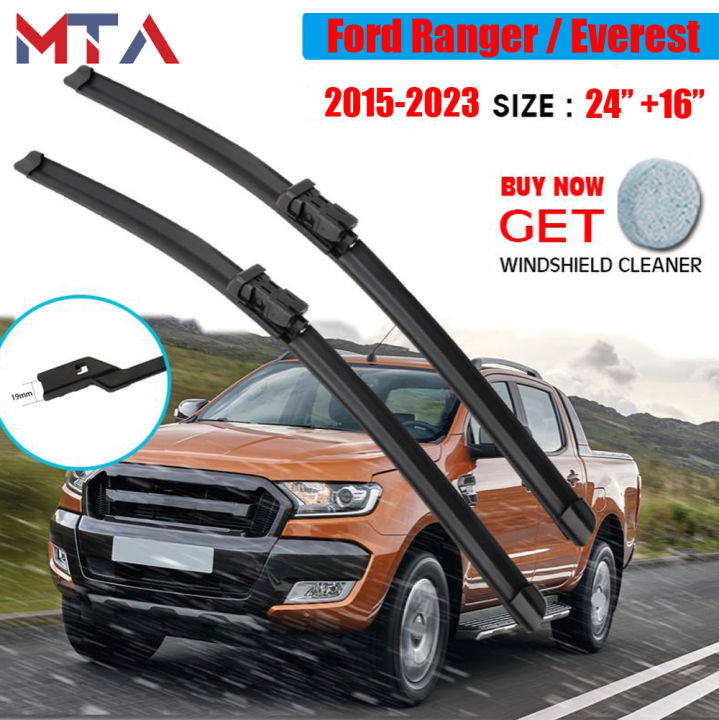Windshield Wipers For Ford Ranger Everest 24"+16" 2023 2024 2015-2022 ...