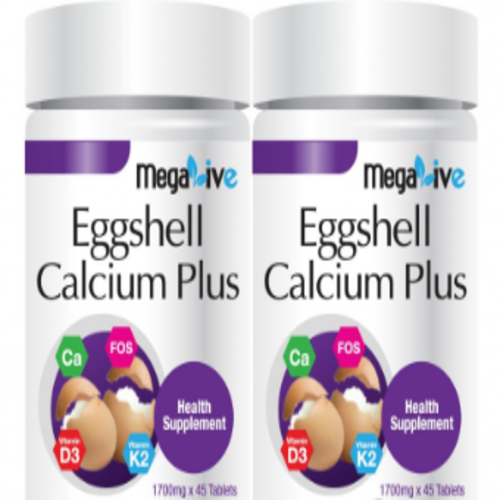 MEGALIVE EGGSHELL CALCIUM MEMBRANE PLUS (2X45S) | Lazada