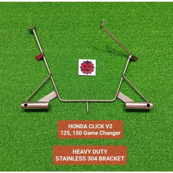 Honda Click v2 stainless bracket for lights HEAVY DUTY | Lazada PH