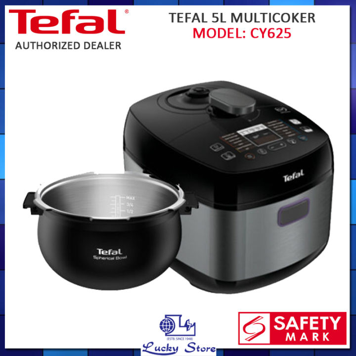 TEFAL CY625 HOME CHEF SMART PRO MULTICOOLER, MULTIFUNCTION COOKER, 5L ...
