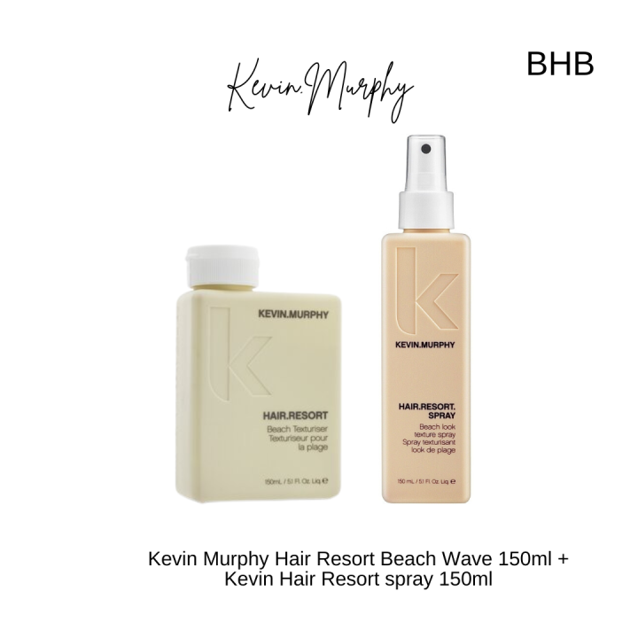 Kevin Murphy Hair Resort Beach Wave 150ml + Kevin Hair Resort spray ...