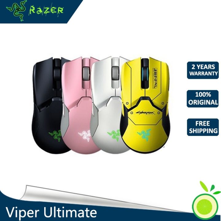 Razer Viper Ultimate Wireless Gaming Mouse (black / Pink / white ...