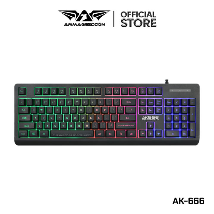 Armaggeddon Kalashnikov AK666 Anti-Ghosting And Spill Proof Backlit ...