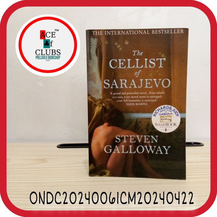 The Cellist of Sarajevo Novel by Steven Galloway (Preloved/Used ...