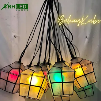Capiz Lantern Bahay Kubo Lights Set of 10 Waterproof wt FREE 10 LED ...