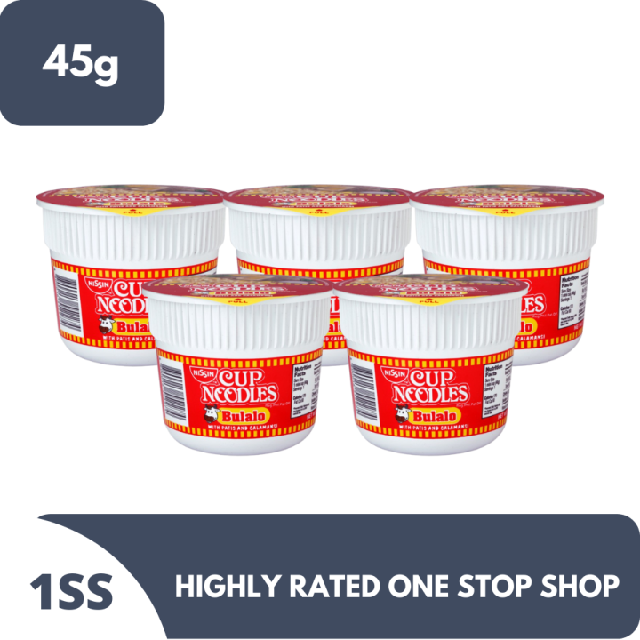 Nissin Pot Noodles Bulalo 45g x 5pcs | Lazada PH