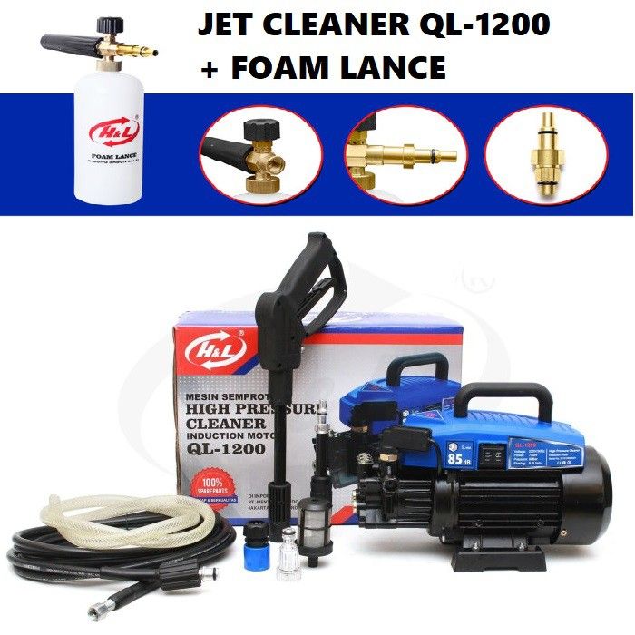Paket Jet Cleaner H&L QL-1200 + Foam Lance | Lazada Indonesia