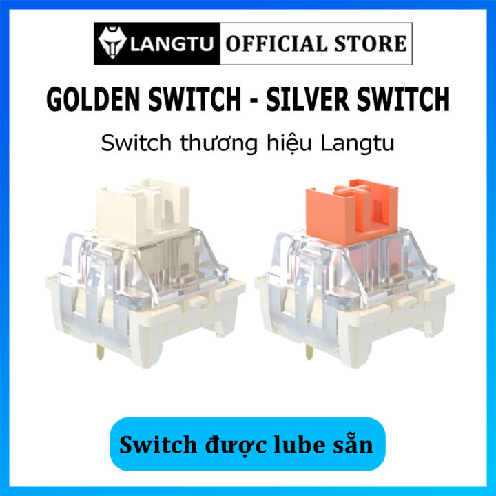Switch Bàn Phím Cơ Golden Silver Red Switch Thương Hiệu Langtu | Lazada.vn