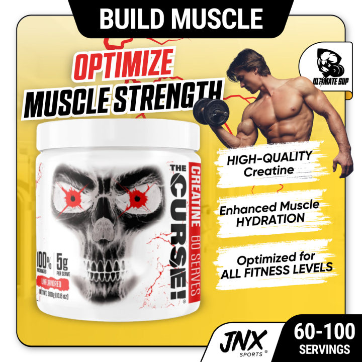 JNX Sports | The Curse | Creatine Monohydrate | Build Muscle ...