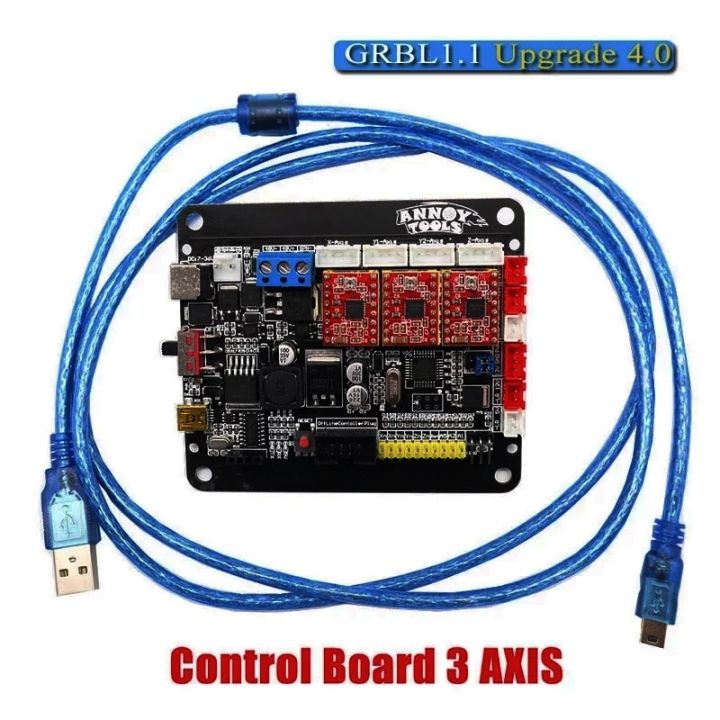 CNC 3018 GRBL 11 3 Axis Stepper Motor Double Y Axis USB Driver Board ...
