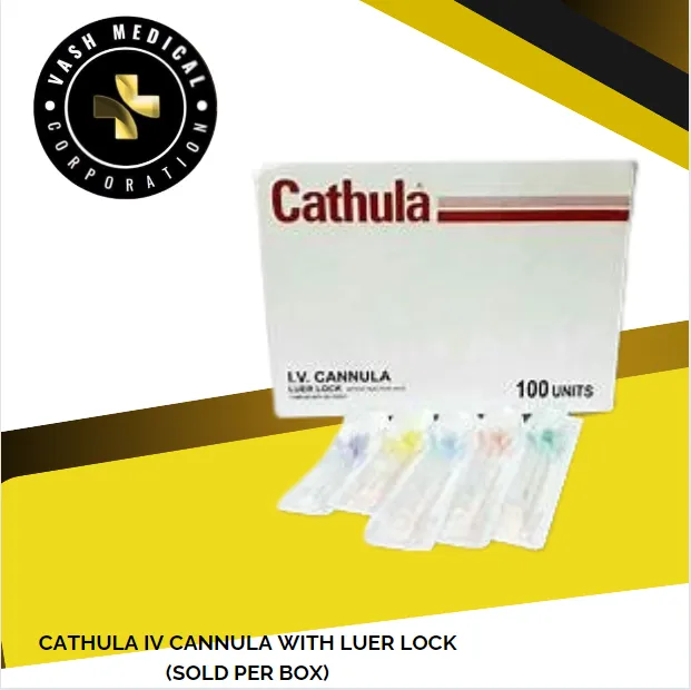 CATHULA IV CANNULA WITH LUER LOCK (SOLD PER BOX) | Lazada PH