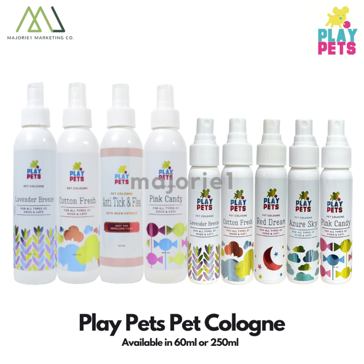 Play Pets Pet Cologne 60ml or 250ml (For Dogs and Cats) | Lazada PH
