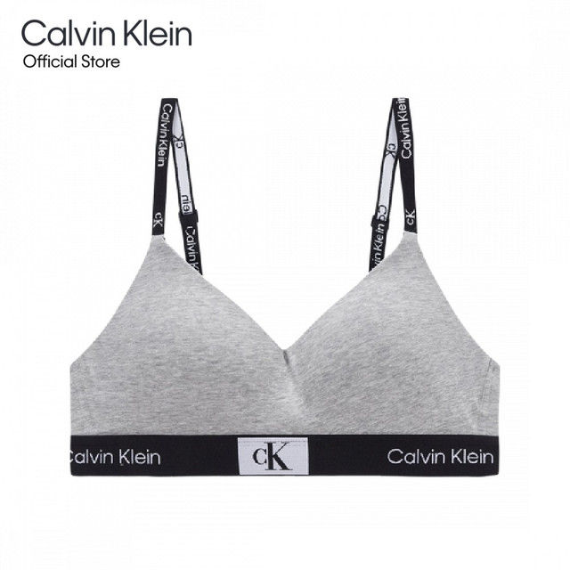 CALVIN KLEIN เสื้อชั้นในผู้หญิง รุ่น QF7218 P7A - สีเทา (GLOBAL FIT) | Lazada.co.th