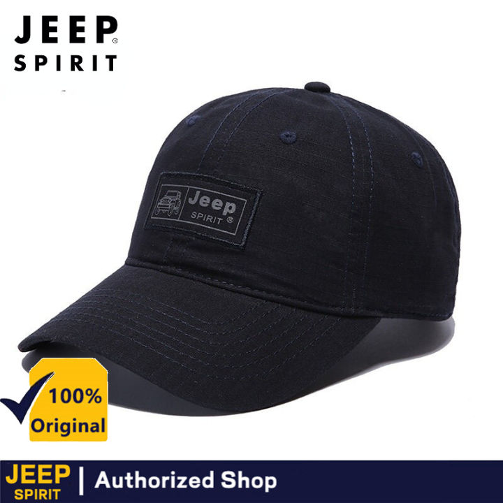 JEEP SPIRIT หมวกกันแดดแบบใหม่สำหรับผู้ชายปรับหมวกกันแดดใส่สบายได้ ...