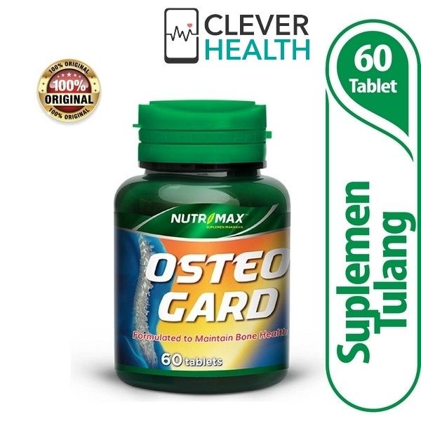 Nutrimax Osteo Gard isi 60 Vitamin Kalsium Untuk/Buat Tulang OsteoGard ...