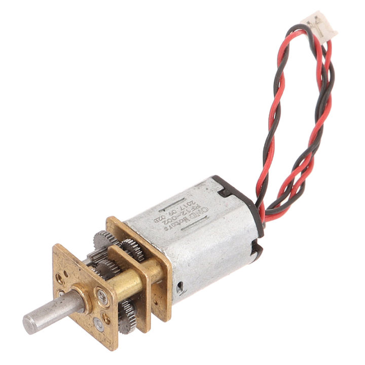 Ministar DC 3V-12V 60RPM Slow Speed Micro Mini N20 Full Metal Gearbox ...