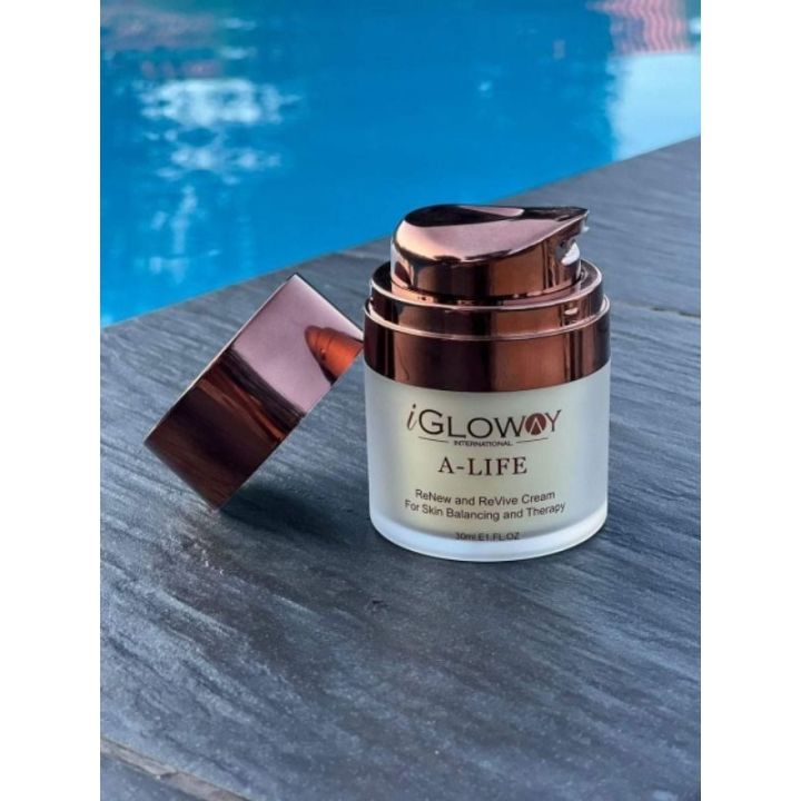 iGLOWAY INTERNATIONAL A-LIFE ReNew and Revive Cream For Skin balancing ...