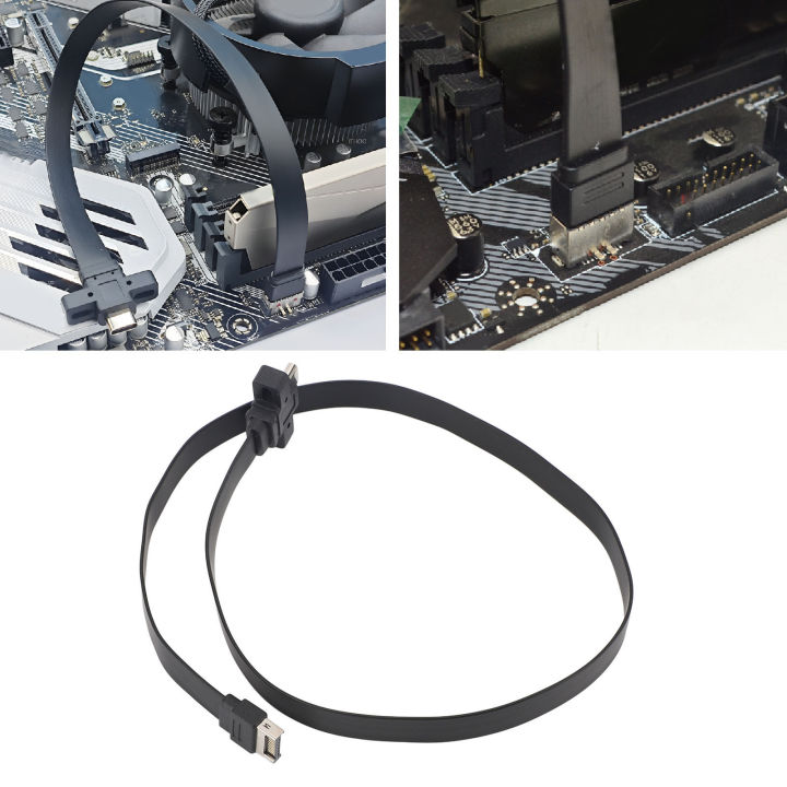 Yunir 20Gbps USB 3.2 Gen 2x2 Cable Type E to Type C Cable Front Panel ...