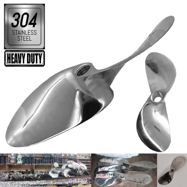 RACER Pump Boat Propeller / elesi S304 Heavy Duty Stainless steel S304 ...