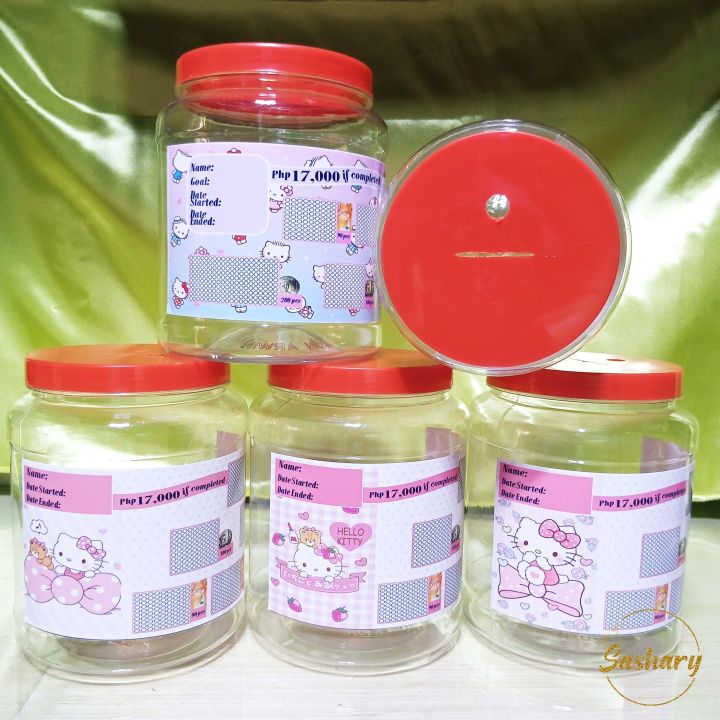 Mini Transparent Jar - Hello Kitty Ipon Challenge | Lazada PH