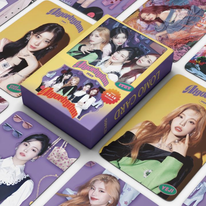 55pcs/box ITZY photocards Blah Blah Blah CHECKMATE VOLTAGE CRAZY IN LOVE 2022 Season's greetings ...