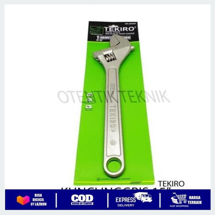 PROMOSI TEKIRO ADJUSTABLE WRENCH 15 INCH - KUNCI INGGRIS 15 INCI ...