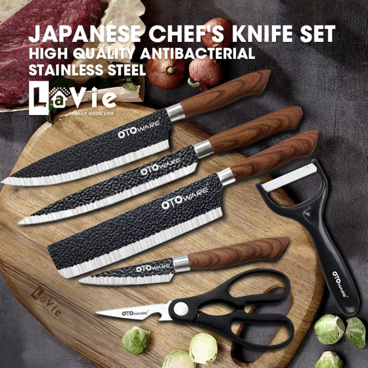 Japanese Chef's Knife Genuine OTO Kitchen Knife Set Stainless Steel 6 ...