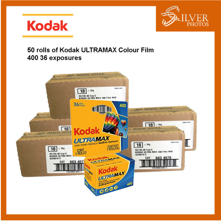 Kodak Ultramax 400 135mm 36exp GC135-36-400 Colour Film X 50 rolls | Lazada Singapore
