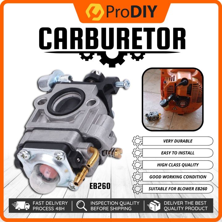 Carburetor EB260 Carb Heavy Duty Hand Blower Leaf Blower Fuel Pam ...