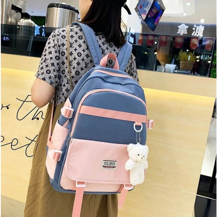 UISN MALL Women's Backpack Nylon Waterproof School Bags Children's ...